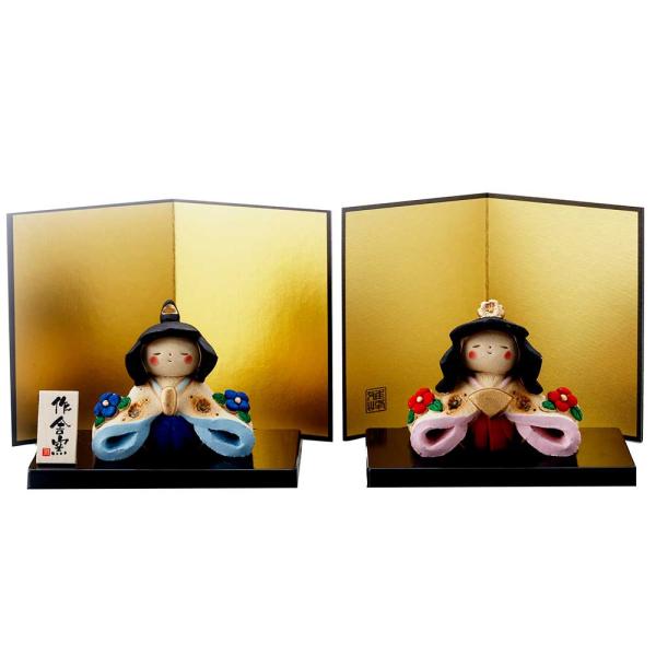 人形師さんの手造りでできた、陶器の雛人形です。マンションやアパートなどにお住まいで大きな雛壇はいらないという方、また玄関先にちょっと飾りたいという方に特にお勧めです。ひな祭りの思い出はお子さんの心にずっと残ります。かわいいガラスのひな人形で...