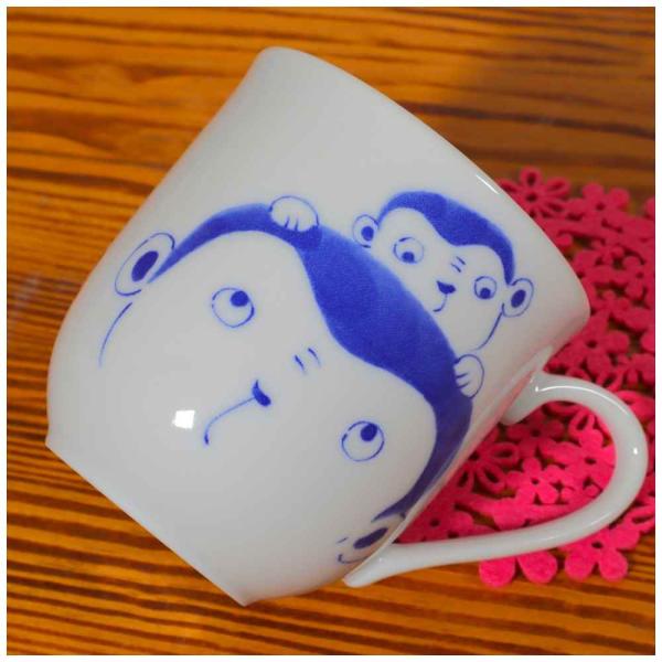 親子の干支の動物が描かれたマグカップ。今年の干支のお茶碗を使って運気向上とするか、自分の生まれ年の干支のお茶碗を使って愛着心とするかあなたのお好みに合わせてみてください。箱入りなので町内会などで粗品として皆さんに配るのもいいですね。サイズ:...