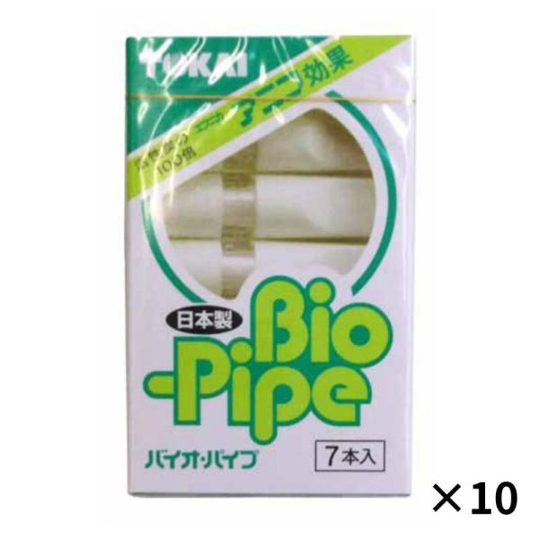 バイオパイプバイオパワーで、タールをカット！バイオパワーで、タールをカット！バイオパワーで、タールをカット。1箱7本入。バイオパイプのフィルターは脱臭力が活性炭の100倍の脱臭剤「エフニカアニコ」を含有しています。タールはもちろん悪臭成分も...