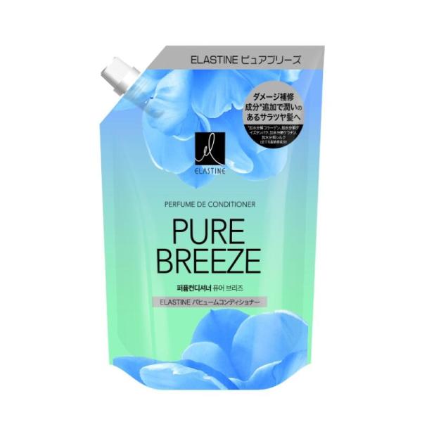エラスティン ピュアブリーズ パヒューム コンディショナー 詰め替え 350ml ELASTINE パヒューム コンディショナー内容量：コンディショナー350ｍLPURE BREEZE：女性らしく優雅なローズフローラルの香りダメージ補修成分...