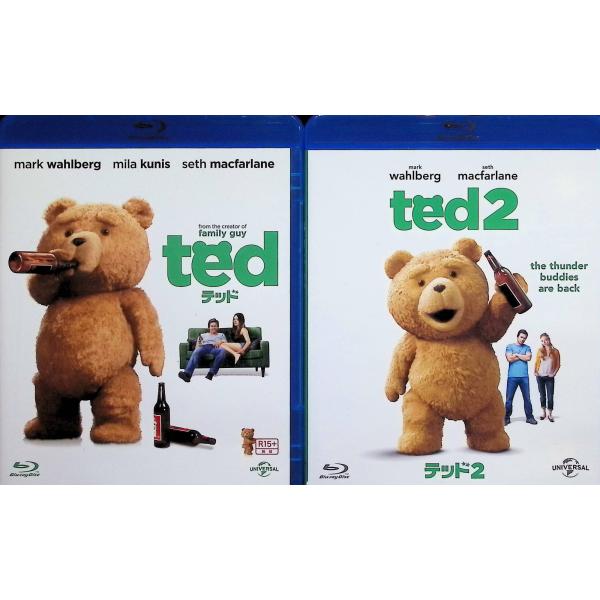 テッド 2作品セット[Blu-ray] マーク・ウォールバーグ　監督：セス・マクファーレン音声 /  日本語・英語 字幕 /  日本語・英語JAN : 4988102211165DVD/ブルーレイ,外国映画,コメディ / ファミリー