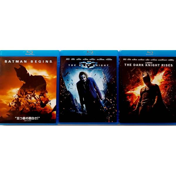 「バットマン / ダークナイト」 シリーズ 全3作品セット (Blu-ray) 監督・脚本：クリストファー・ノーラン　クリスチャン・ベイル音声 /  日本語・英語 字幕 /  日本語・英語JAN : 4988135708953DVD/ブルー...