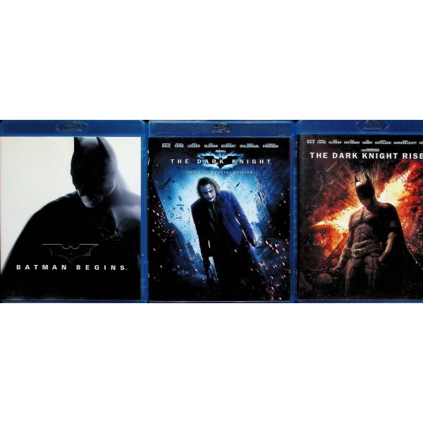 「バットマン / ダークナイト」 シリーズ 全3作品セット (Blu-ray) 監督・脚本：クリストファー・ノーラン　クリスチャン・ベイル音声 /  日本語・英語 字幕 /  日本語・英語JAN : 4988135936837DVD/ブルー...