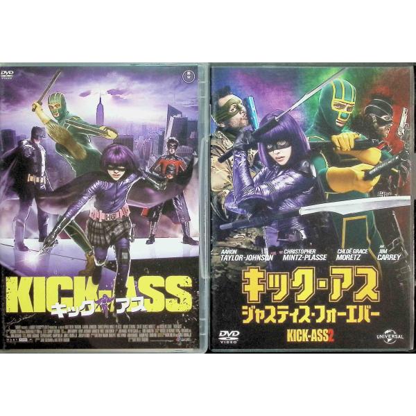 キック・アス 2作品セット[DVD] アーロン・ジョンソン (出演), クロエ・グレース・モレッツ (出演), マシュー・ヴォーン (監督)音声 /  日本語・英語((2)は? 英語, 日本語, スペイン語, ポルトガル語） 字幕 /  日...