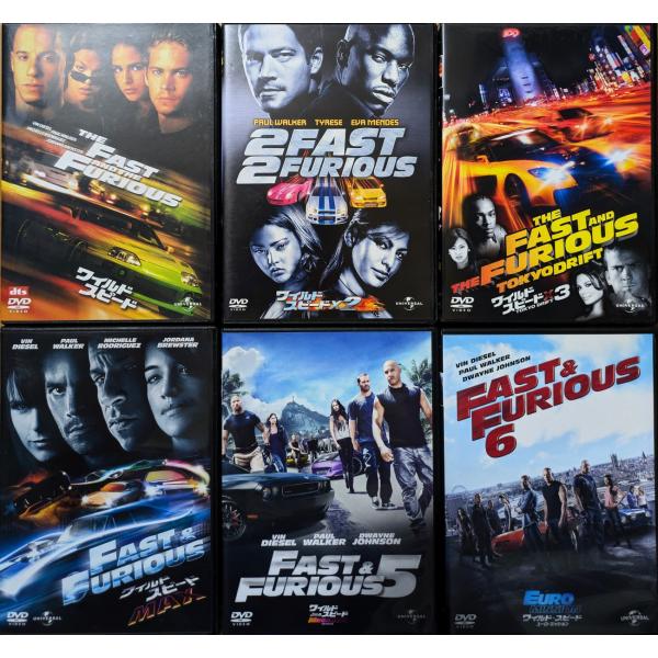 ワイルド・スピード 6巻セット（DVD） ポール・ウォーカー (出演), ヴィン・ディーゼル (出演), ロブ・コーエン (監督)音声 /  日本語・英語（他の言語に対応している巻もあります） 字幕 /  日本語・英語（他の言語に対応してい...