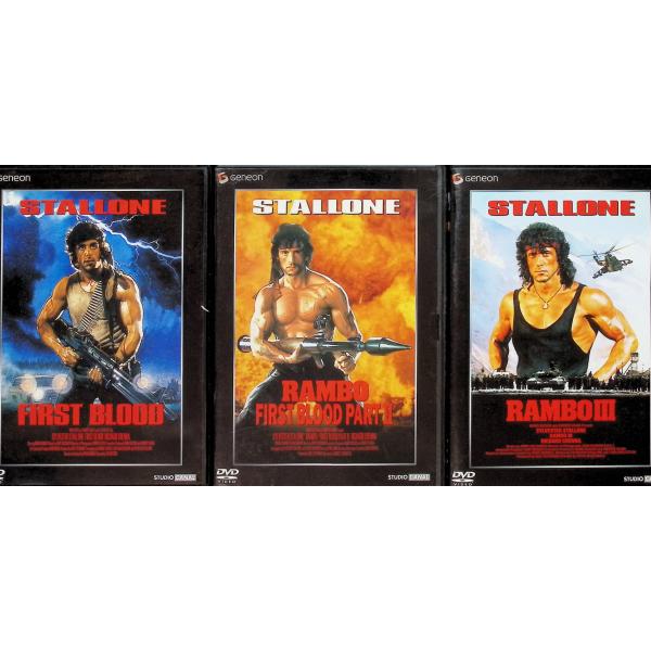 ランボー 3作品セット（DVD） シルヴェスター・スタローン／リチャード・クレンナ／ブライアン・デネヒー／ビル・マッキーニー音声 /  日本語・英語 字幕 /  日本語・英語JAN : 4988102489038DVD/ブルーレイ,外国映画...