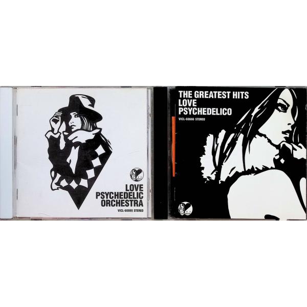THE GREATEST HITS＋LOVE PSYCHEDELIC ORCHESTRA 2点セット LOVE PSYCHEDELICOJAN/品番  4988002408641　VICL-60666　VICL-60888CD,邦楽