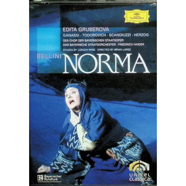 ベルリーニ:歌劇《ノルマ》 [DVD] ベッリーニ、指揮:フリードリヒ・ハイダー、エディタ・グルベローヴァ（ノルマ）、ソニア・ガナッシ（アダルジーザ）、ゾラン・トドロヴィチ（ポリオーネ）、バイエルン州立歌劇場JAN : ユニバーサル ミュー...