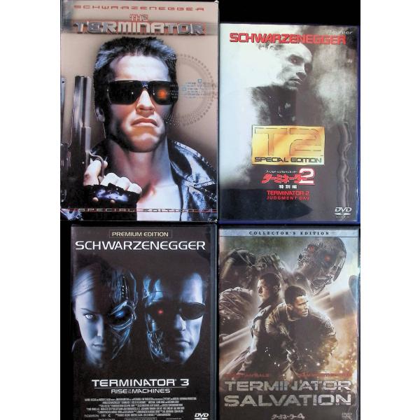 ターミネーター 4作品セット[DVD] アーノルド・シュワルツェネッガー、リンダ・ハミルトン、監督 ジェームズ・キャメロン（1・2作）、ジョナサン・モストウ（3作）、マックG（4作）音声 /  日本語・英語 字幕 /  日本語・英語JAN ...