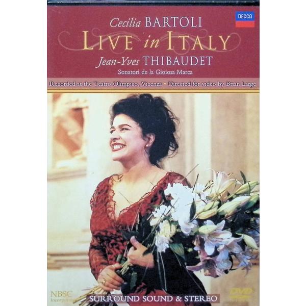 Live in Italy [DVD] チェチーリア・バルトリ（メゾ・ソプラノ）／ジャン=イヴ・ティボーデ（ピアノ）音声 /   字幕 /  JAN : DeccaDVD/ブルーレイ,ミュージック,洋楽