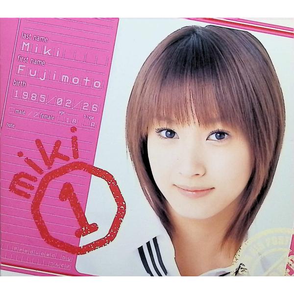 Miki 1 藤本美貴JAN/品番  4560113891590　CD,邦楽