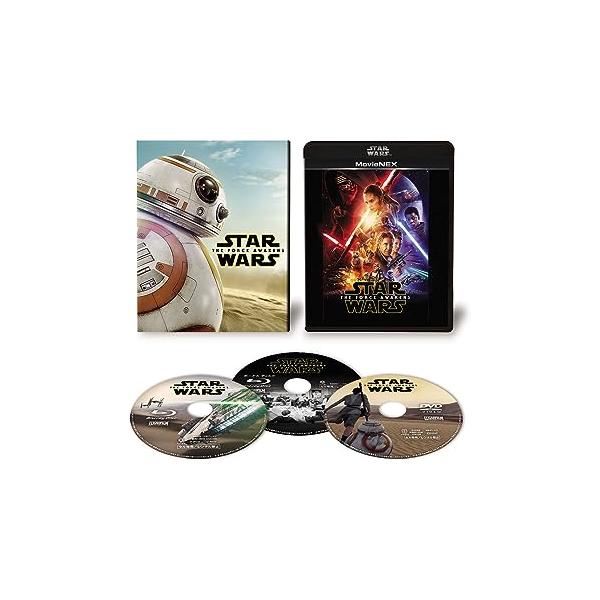 スター・ウォーズ/フォースの覚醒 MovieNEX(初回限定版)  (2Blu-ray＋1DVD) ハリソン・フォード (出演), マーク・ハミル (出演), J.J.エイブラムス (監督)音声 /  日本語・英語 字幕 /  日本語・英語...