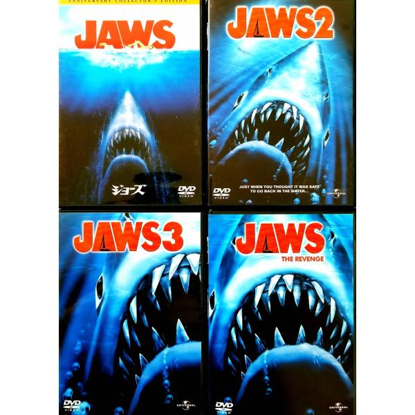 ジョーズ 4作品セット [DVD] スティーヴン・スピルバーグ / イ・シャイダー／ロバート・ショー音声 /  英語・スペイン語（3は英語のみ） 字幕 /  日本語・英語JAN : 4988107199970DVD/ブルーレイ,外国映画,パニック