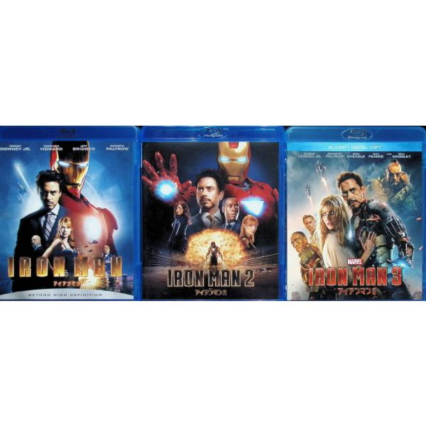 アイアンマン 3作品セット[Blu-ray] ロバート・ダウニーJr.、グウィネス・パルトロウ、ドン・チードル、監督 ジョン・ファヴロー／シェーン・ブラック音声 /  日本語・英語 字幕 /  日本語・英語JAN : 45474620675...
