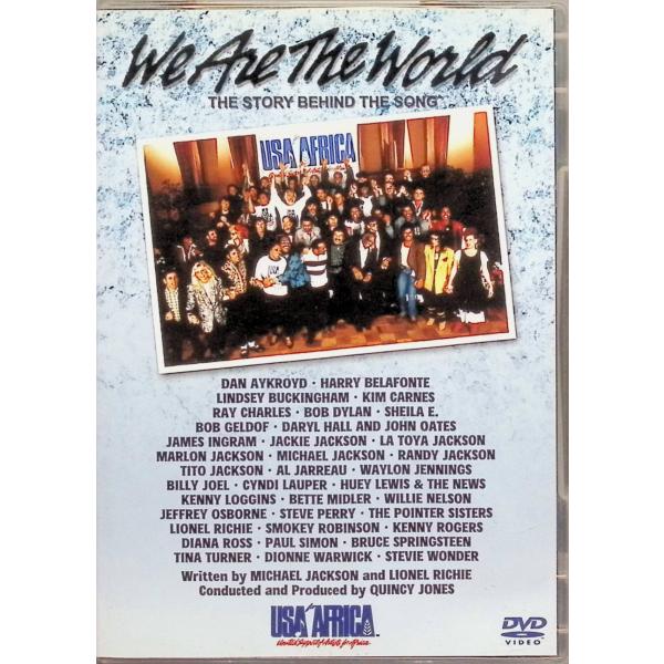 ウイ・アー・ザ・ワールド [DVD] USA for Africa（マイケル・ジャクソン、ライオネル・リッチー、スティーヴィー・ワンダー他45名）音声 /  - 字幕 /  日本語JAN : 4562134332366ハピネット・ピクチャー...