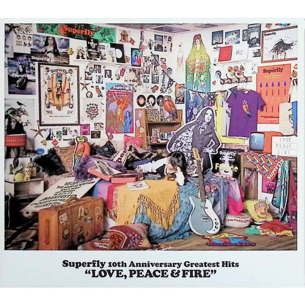 Superfly 10th Anniversary Greatest Hits『LOVE, PEACE &amp; FIRE』<3枚組・通常盤>（スリーブケース付） SuperflyJAN/品番  4943674258215　ワ...