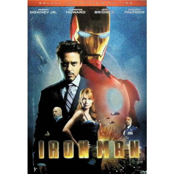 アイアンマン デラックス・コレクターズ・エディション (2枚組) リバーシブル・ジャケット仕様 [DVD] グウィネス・パルトロー (出演), テレンス・ハワード (出演), ジョン・ファヴロー (監督)音声 /  日本語・英語 字幕 / ...