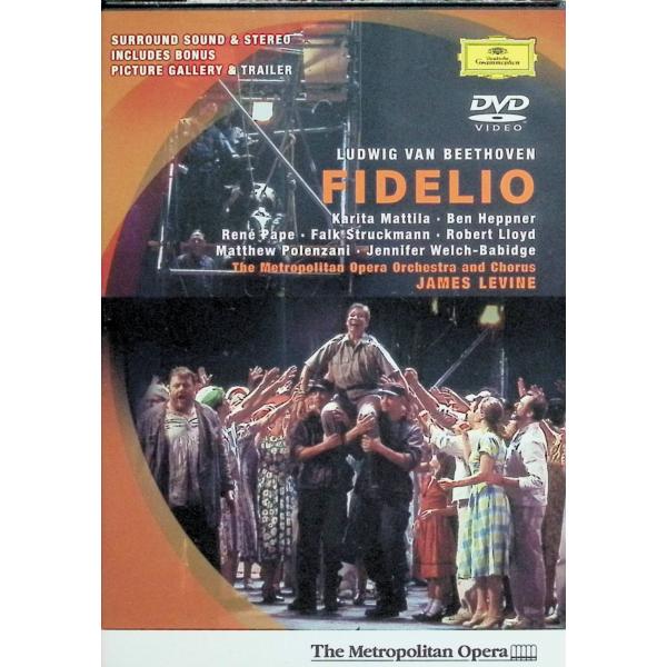 ルードヴィヒ・ヴァン・ベートーヴェン：歌劇 《フィデリオ》[DVD] ベートーヴェン、指揮:ジェイムズ・レヴァイン、カリタ・マッティラ（レオノーレ）、ベン・ヘップナー（フロレスタン）、ルネ・パーペ、メトロポリタン歌劇場JAN : DVD/ブ...