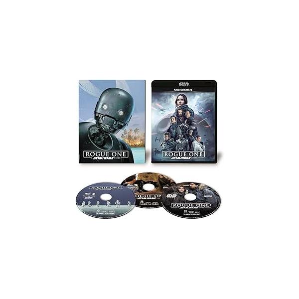 ローグ・ワン/スター・ウォーズ・ストーリー MovieNEX(初回限定版)  (2Blu-ray＋DVD)[スリーブケース付] フェリシティ・ジョーンズ (出演), ディエゴ・ルナ (出演), ギャレス・エドワーズ (監督)音声 /  日本...