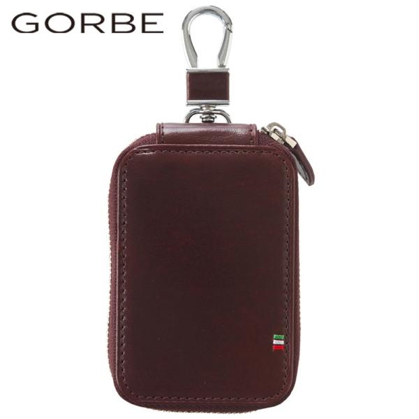 【商品名】GORBE ゴルべ　スマートキーケース【素材】牛革（イタリア製ベジタブルタンニンレザー）ポリエステル【色】ブラック　ブラウン　バーカンディ　【サイズ】タテ10.5×ヨコ6.7×マチ2.2cm　重量:90g※寸法の誤差はご容赦くださ...