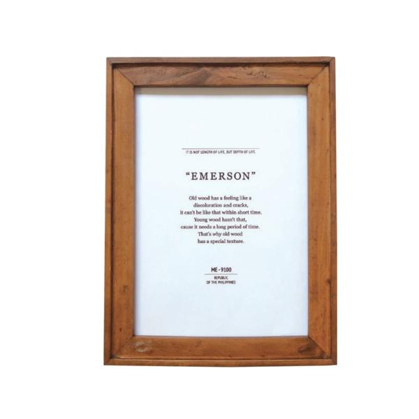 【商品名】クレエ　【FRAME】オールドウッドフォトフレーム（A4）サイズ【サイズ】size : 約W347×D15×H260 中紙サイズ：A4（W296×H210）内寸の厚さ（ガラス板と背板を省く）：約5〜6ｍｍ※いずれもハンドメイドのた...