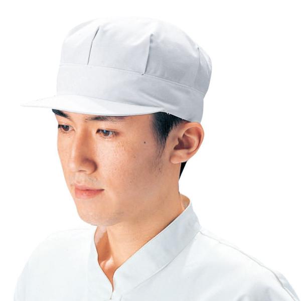 制電加工が静電気の帯電を抑え、ホコリゴミの吸着を防ぎます。[材質] ポリエステル65%、綿35%、ツイル[加工] 制電加工[カラー] ホワイト[サイズ 頭廻り]  M 56cm | L 58cm | LL 60cm | 3L 62cm