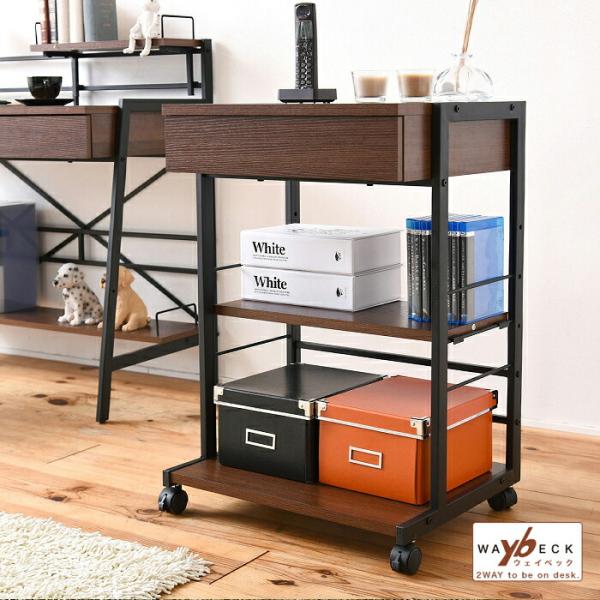 ■商品説明 2WAYパソコンデスクと共通デザイン、天板の高さもほぼ同一と、2WAYパソコンデスク横に最適な複合機ラック。キャスター付だからコロコロと好きな場所まで移動して、単独使用も。浅めの引き出しには、ノートや筆記用具、小物などが収納でき...