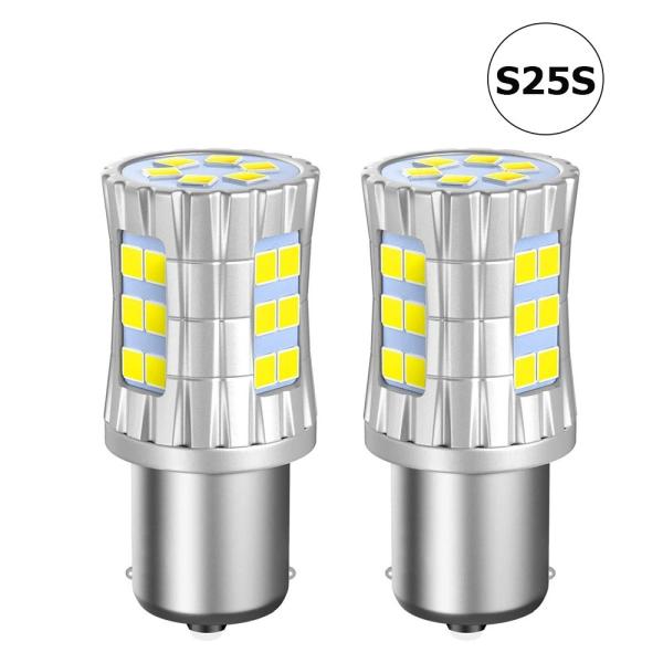 ■商品仕様ソケット形状：S25シングル ピン角180度 平行ピン適合電圧：12V車専用(24V車不可)極性有無：無し発光色：ホワイト(約6000K)全光束：2400ルーメン(2本)消費電力：約12W(2本)消費電流：0.50±0.01A(1...