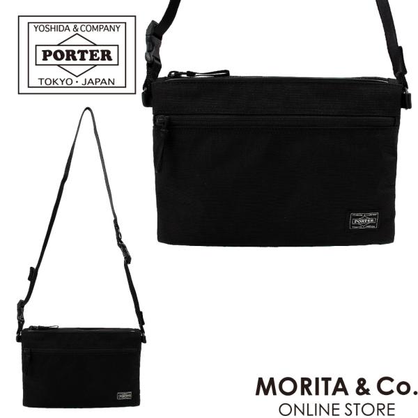 【PORTER】HYBRID ハイブリットシリーズ軽くて使いやすいカジュアルな雰囲気のサコッシュです。----------------------------------【素材】表：X-C1000　（X-PACコーデュラRナイロン）　（一部...