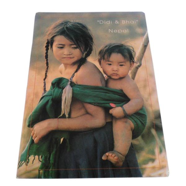 ネパールの人々を映した素朴な風景.農村風景とてもきれいな写真プリントのポストカードです。■全体の大きさ縦：15.5cm　横：10.5cm重さ：4g■ご注意点アジアのポストカードです。経年劣化等により四隅の角がつぶれている裏面の薄い黄ばみが見...