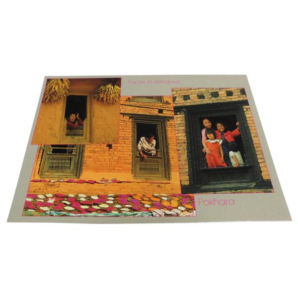 ネパールの人々を写した素朴な風景.農村風景 民族衣装の人々などとてもきれいな写真プリントのポストカードです。■全体の大きさ縦：10.5cm　横：15.3cm重さ：5ｇ■ご注意点アジアのポストカードです。経年劣化等により四隅の角がつぶれている...