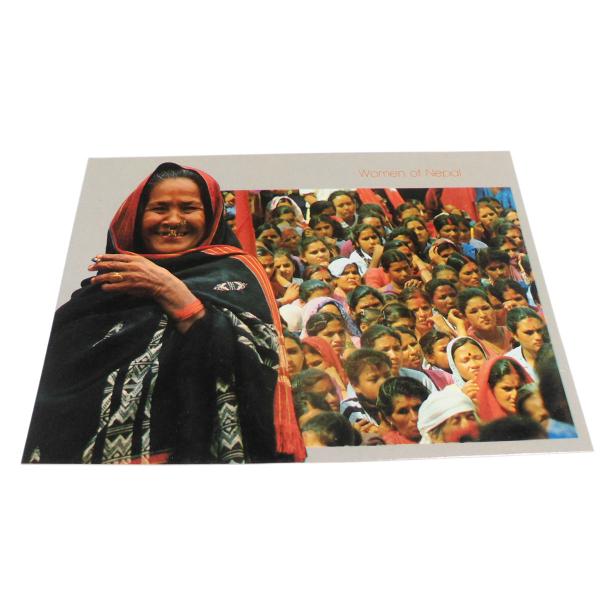 ネパールの人々を写した素朴な風景.農村風景 民族衣装の人々などとてもきれいな写真プリントのポストカードです。■全体の大きさ縦：10.5cm　横：15.3cm重さ：5ｇ■ご注意点アジアのポストカードです。経年劣化等により四隅の角がつぶれている...