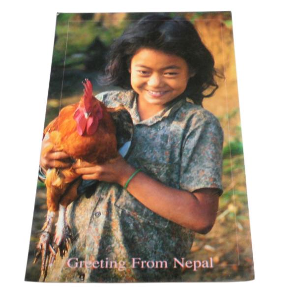 ネパールの人々を映した素朴な風景.農村風景とてもきれいな写真プリントのポストカードです。■全体の大きさ縦:15.5cm 横:10.5cm重さ:5g■ご注意点アジアのポストカードです。経年劣化等により四隅の角がつぶれている裏面の薄い黄ばみが見...