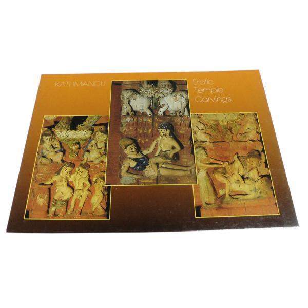 寺院の彫刻■全体の大きさ横:14.5cm 縦:10.5cm重さ:5g■ご注意点アジアのポストカードです。経年劣化等により四隅の角がつぶれている裏面の薄い黄ばみが見られるものがあります。複数ある物は質の程度はランダムでお送りします。予めご理解...