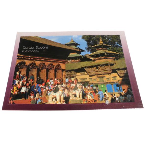 ネパールカトマンズ　ダルバール広場■全体の大きさ横:14.5cm 縦:10.5cm重さ:5g■ご注意点アジアのポストカードです。経年劣化等により四隅の角がつぶれている裏面の薄い黄ばみが見られるものがあります。複数ある物は質の程度はランダムで...