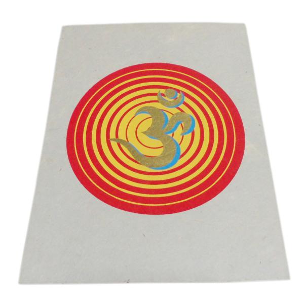 梵字の絵柄手漉きロクタ紙に描かれたポストカードです。■全体の大きさ縦:16cm 横:11.5cm重さ:約6.9g表・宛名面は手すき紙ですのでクオリティーは1枚1枚違いますランダムでお送りしますので予めご理解ご了承いただきます。■ご注意点アジ...