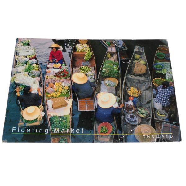 タイの美しい自然や水上マーケットなどのとてもきれいな写真プリントのポストカードです。■全体の大きさ縦:15.5cm 横:10.5cm重さ:5.2g■ご注意点アジアのポストカードです。経年劣化等により四隅の角がつぶれている裏面の薄い黄ばみが見...