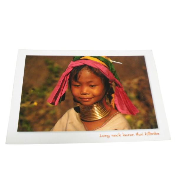 タイ・山岳民族の人々や風景を映した素朴な風景.農村風景とてもきれいな写真プリントのポストカードです。■全体の大きさ縦:15cm 横:10.5cm重さ:5.3g■ご注意点アジアのポストカードです。経年劣化等により四隅の角がつぶれている裏面の薄...
