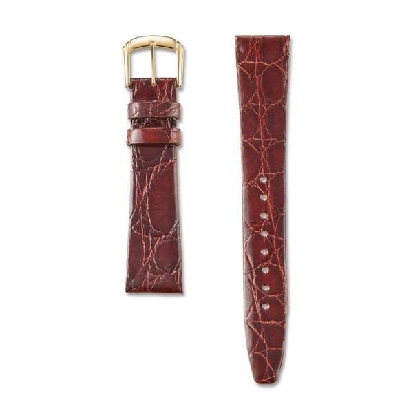 SEIKOの純正バンド。お手持ちの腕時計の交換用に、また、色を変えて気分転換にも。不規則な模様が魅力な高級皮革　カイマンワニの脇腹部分をサイドワニと呼びます。タケフ部分が骨質化して時計バンドに使用できないため、柔らかい”サイド”革のみ使用し...