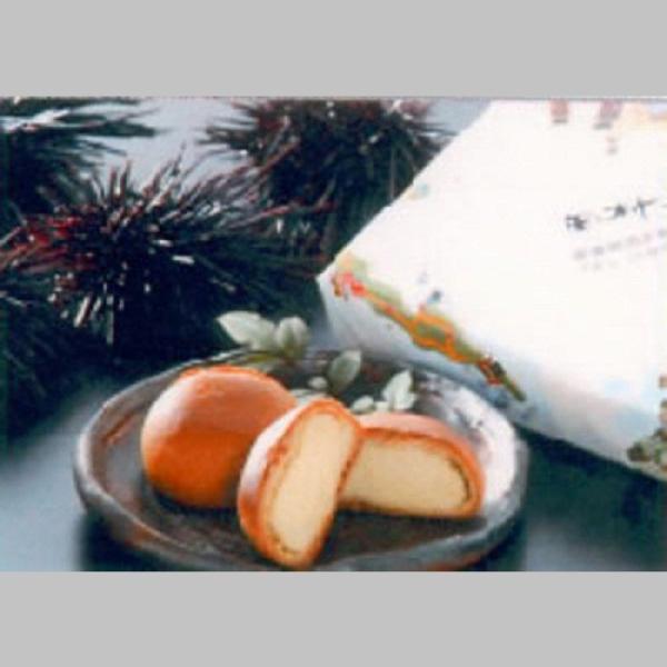 (株)うにまんじゅうの田村菓子舗　うにまんじゅう　8個入り愛媛県産うに使用！三崎で取れた「ウニ」をアンコに練りこんだお菓子です。