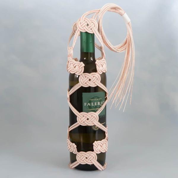 (株)有高扇山堂　ゆ・わ・い　照桜お土産・プレゼントに。水引のワインボトルサックです