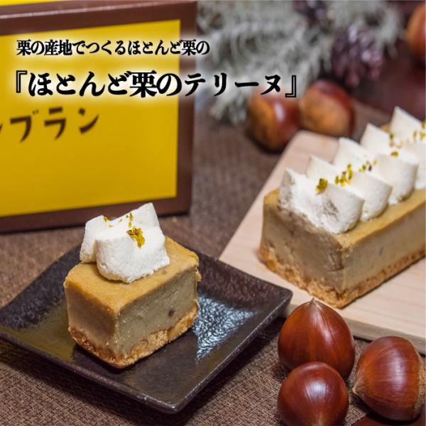 (株)メニークエスト　ほとんど栗のテリーヌ栗の風味際立つ完全無添加の和栗ペーストを使用！