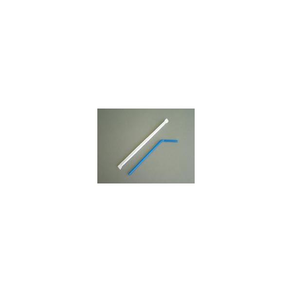 ■商品コード:11064■ご注文単位:500本■サイズ:口径6mmx210mm■素材:ポリプロピレン■カラー:青紙袋入り、曲がるタイプのストロー先が曲がるタイプのフレックスストロー(青色)です。アイスコーヒーやジュースなど、コールドドリンク...