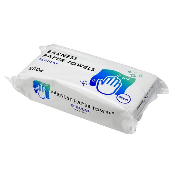 ■商品コード:29990■ご注文単位:200枚■サイズ:220mmx225xmm■再生紙100％アーネストペーパータオルレギュラーです。厨房または、洗面所やトイレなどの手拭き用紙タオルとして重宝します。100％再生紙の使い捨てタイプのため、...