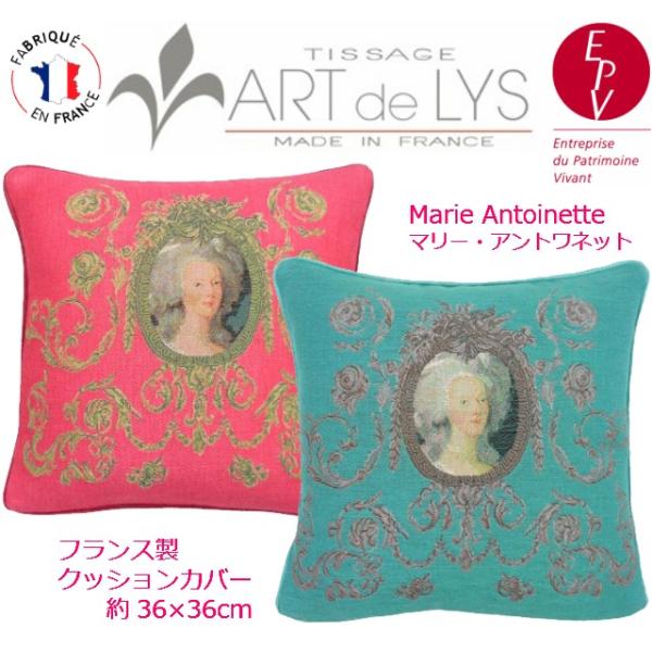 サイズ：約36×36cm素　材：綿72%, ビスコース25%, ポリエステル3%　　　　　※ドライクリーニング原産国：フランス製備　考：クッション中綿は別売り※送料無料♪
