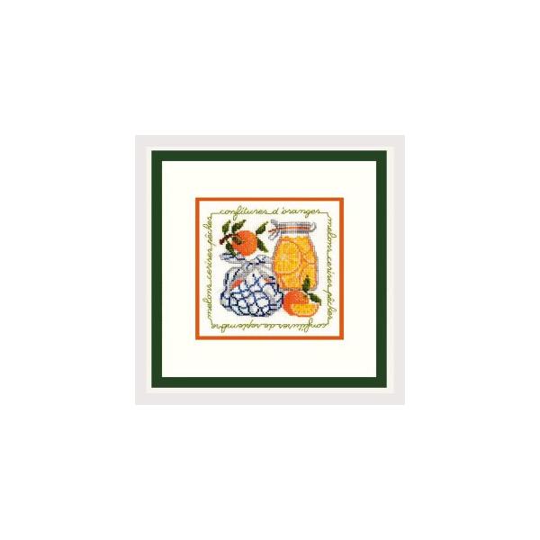 サイズ：約11.5×11.5cmキット内容：刺繍布、刺繍糸、針、図案、簡単な日本語説明書付き刺繍布：コットンアイーダ　18カウント（1cmに7目）難易度：中級者向き クロスステッチ額はキットに含まれていません。