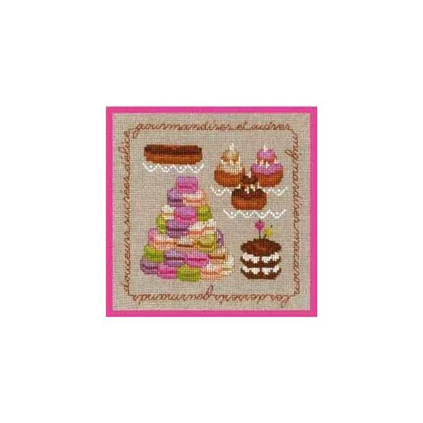 サイズ：約11.5×11.5cmキット内容：刺繍布、刺繍糸、針、図案、簡単な日本語説明書付き刺繍布：リネンアイーダ　18カウント （1cmに7目）難易度：中級者向き クロスステッチ、バックステッチ額はキットに含まれていません。