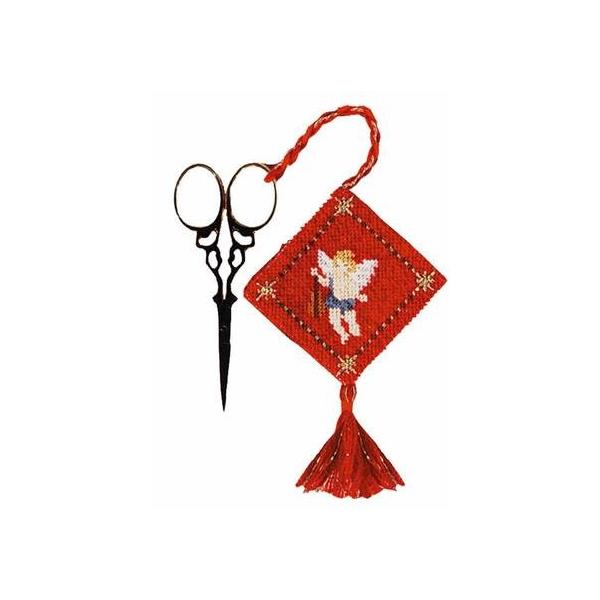 サイズ：約6×6cmキット内容：刺繍布、刺繍糸、針、図案、簡単な日本語説明書付き刺繍布：キャンバス　 （1cmに7目）難易度：中級者向き プチポワンハサミはキットに含まれていません。