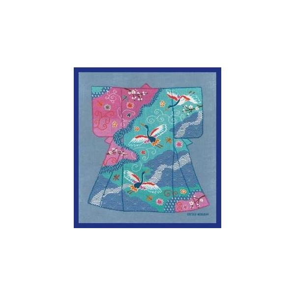 サイズ：約20.5×23cmキット内容：刺繍布、刺繍糸、針、図案、簡単な日本語説明書付き刺繍布：リネンイーブンウィーブ　　1cmに12目難易度：上級者向き プチポワン額はキットに含まれていません。