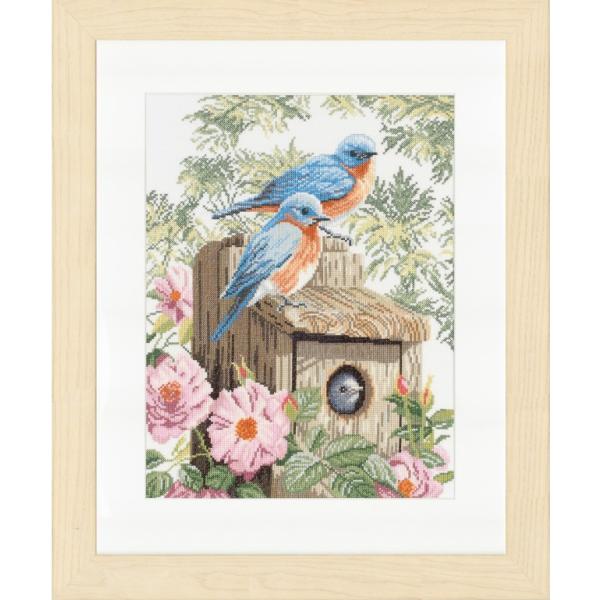 サイズ：約29×39cmキット内容：刺繍布、刺繍糸、刺繍針、図案、説明書（日本語なし）刺繍布：コットンアイーダ　14カウントデザイン：Joseph Hautman難易度：中級〜上級者向き クロスステッチ、バックステッチ、フレンチノット等額は...